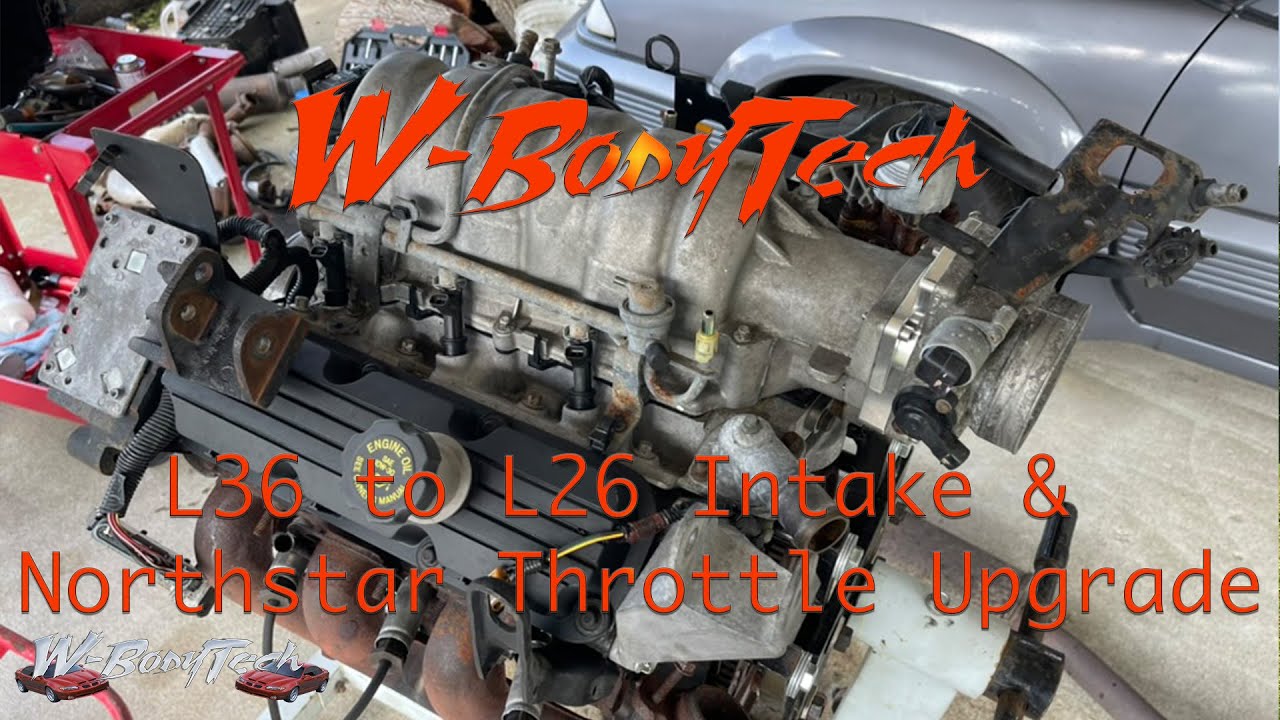 L36 to L26 3800 N/A Intake and Northstar Throttle body upgrade - YouTube