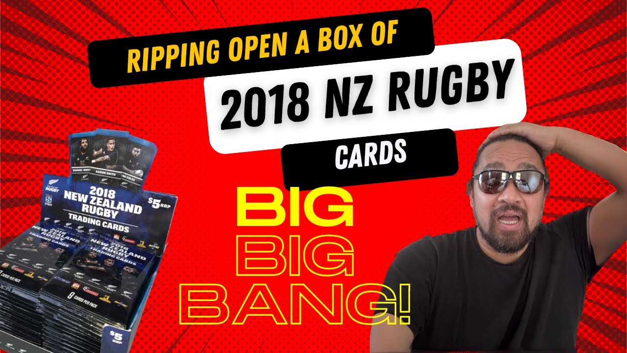 Ripping open a box of 2018 New Zealand rugby cards and hitting an on ...