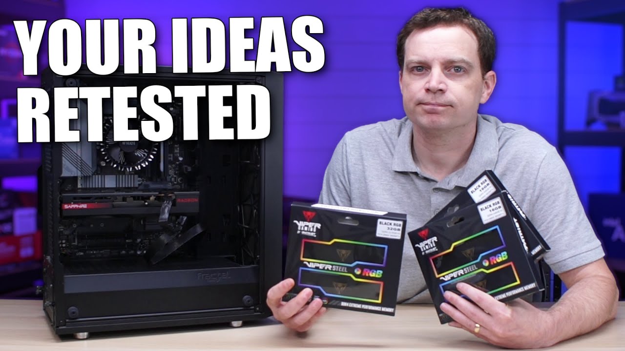 Retesting how much RAM you need for gaming your way! - YouTube