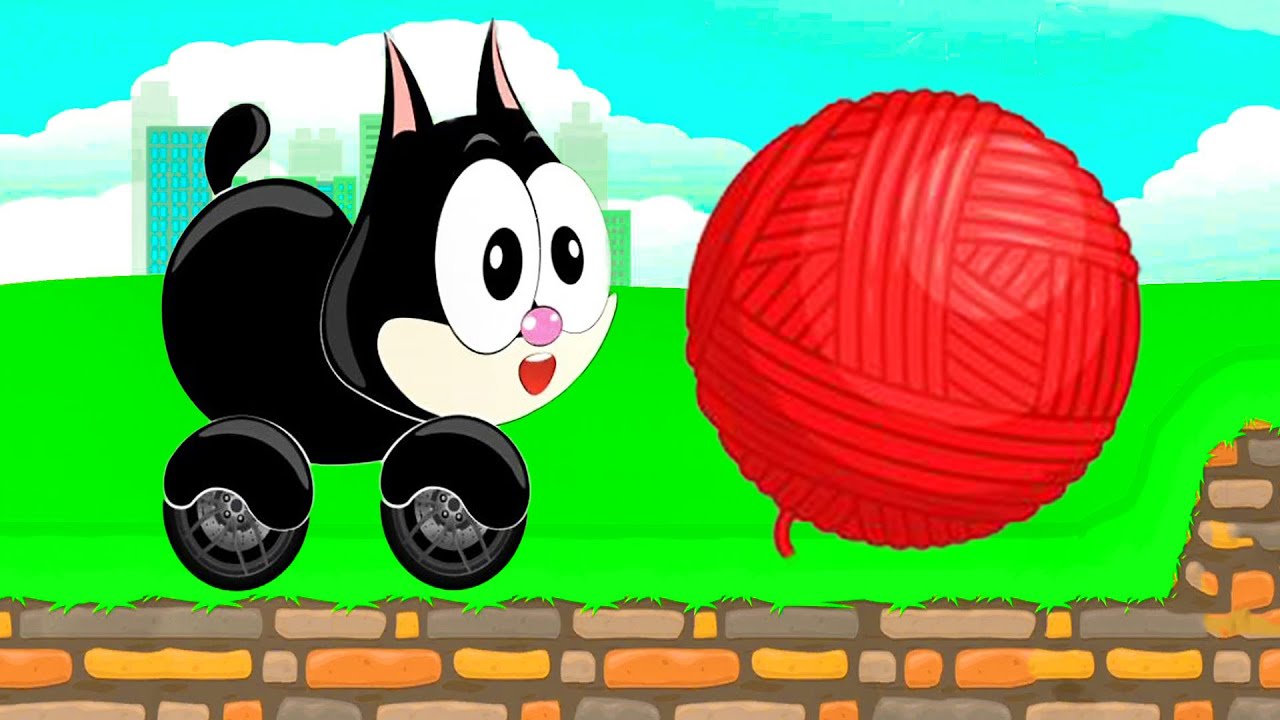Kids Car racing game Beepzz Cats #13 🚖Fun Cats Games!🐈💨 - YouTube