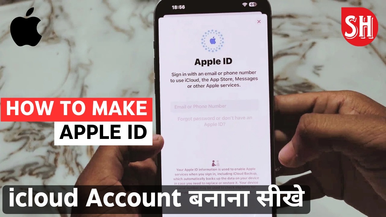 How To Create Apple ID | iCloud Account Kaise Banaye | Apple ID Kaise ...