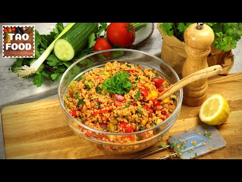 BULGUR SALAT einfach, schnell und lecker
