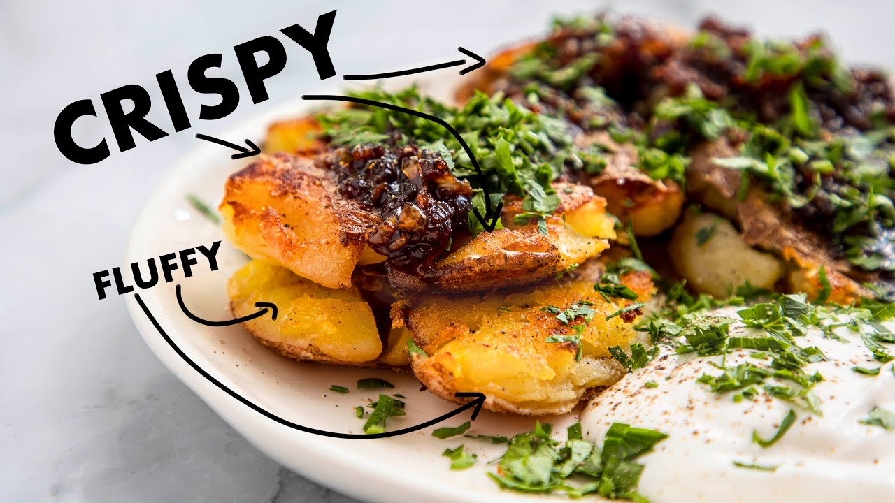 Potato Dishes Episode 1 — Crispy Smashed Potatoes - YouTube
