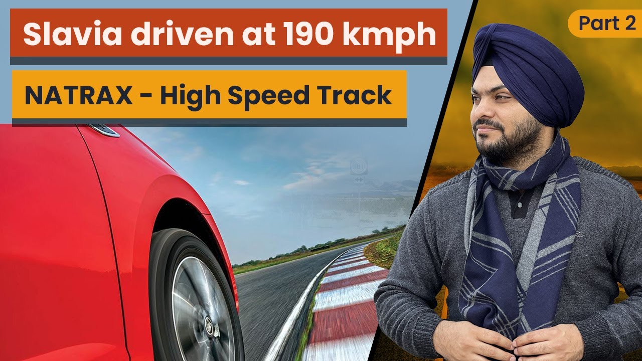 Testing Skoda SLAVIA at 190 kmph on NATRAX Track - YouTube