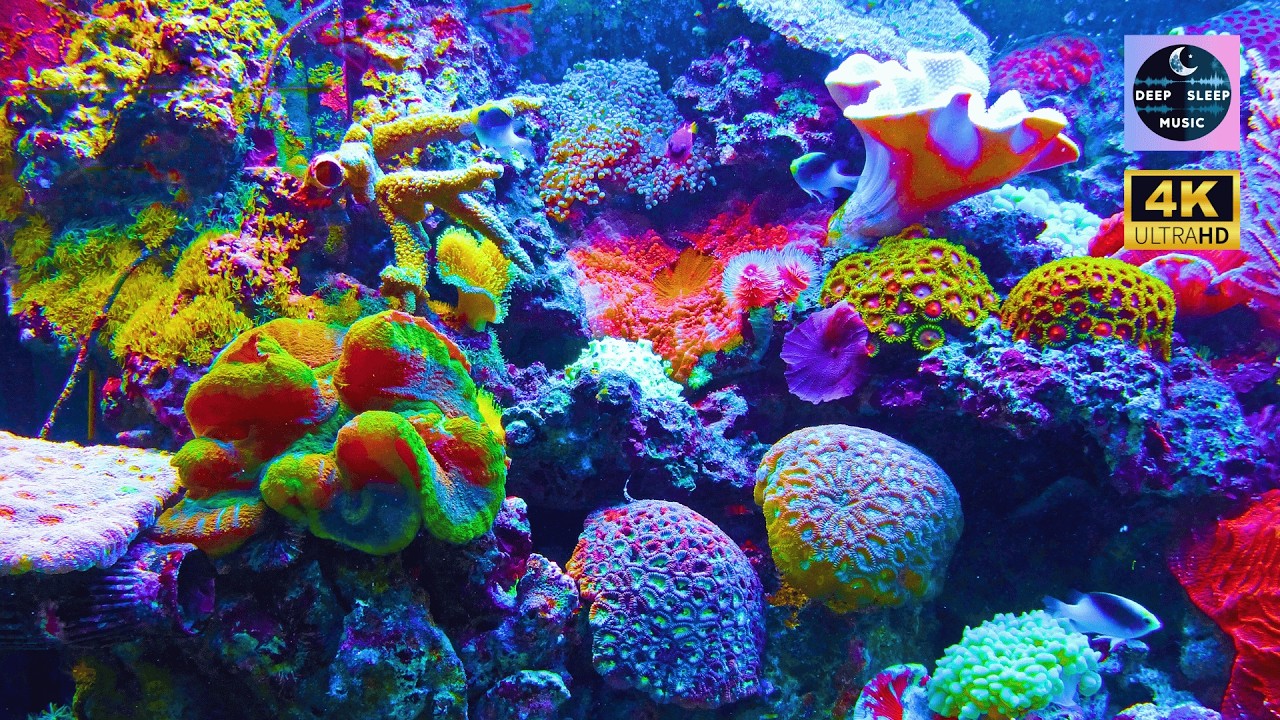 Fall Asleep Fast: 60 Minutes of 4K Underwater Ocean & Relaxing Piano ...