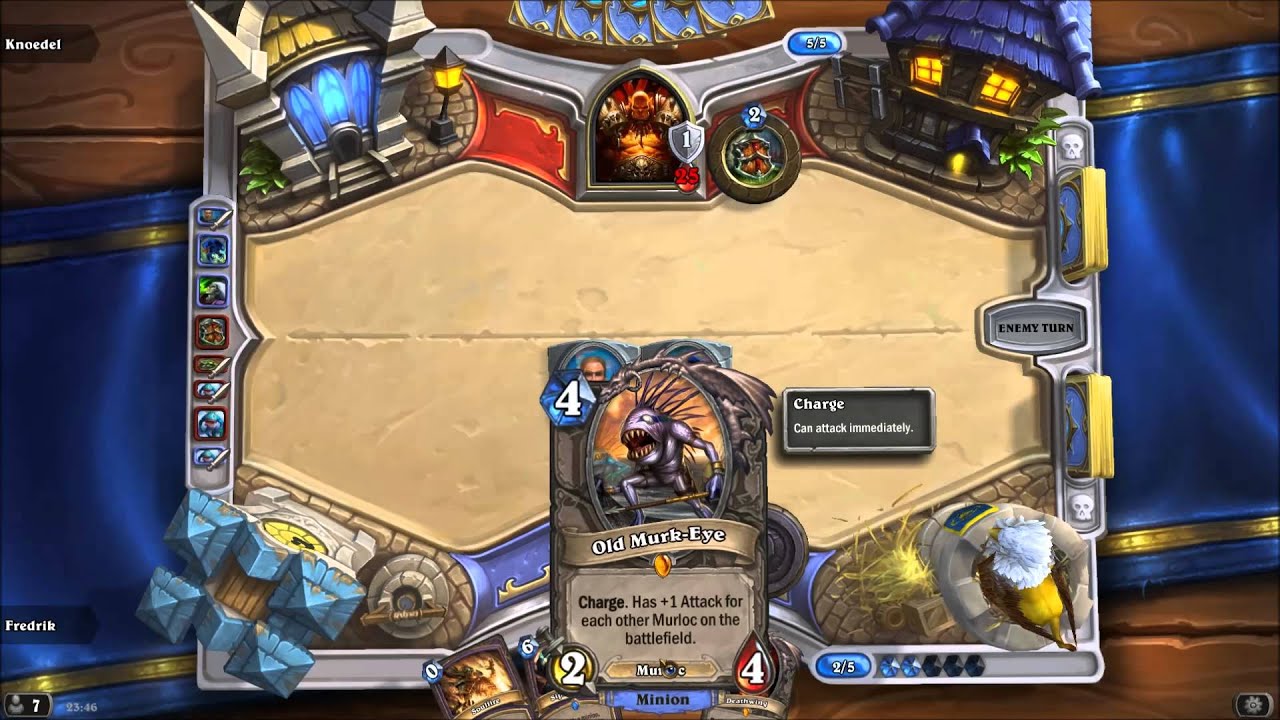 HearthStone The power of murlocs and Deathwing - YouTube