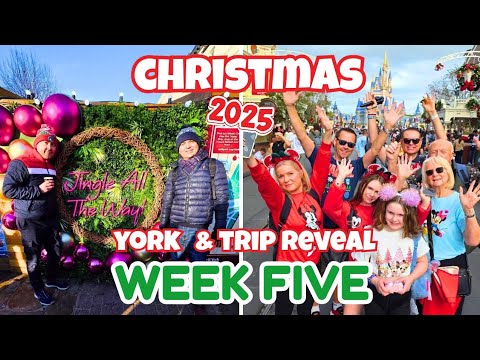 Christmas Week 5 | York Christmas Markets and a Disney Trip Reveal | Vlogmas