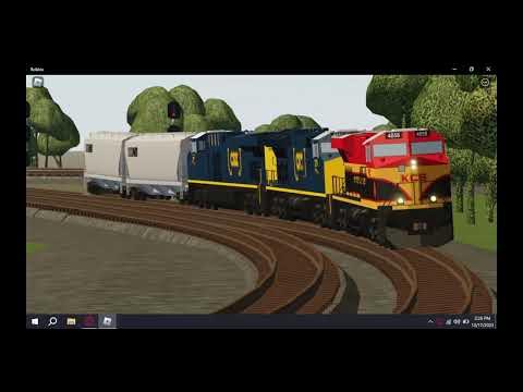 Northbound NS grain train. (Southline ro scale.) - YouTube