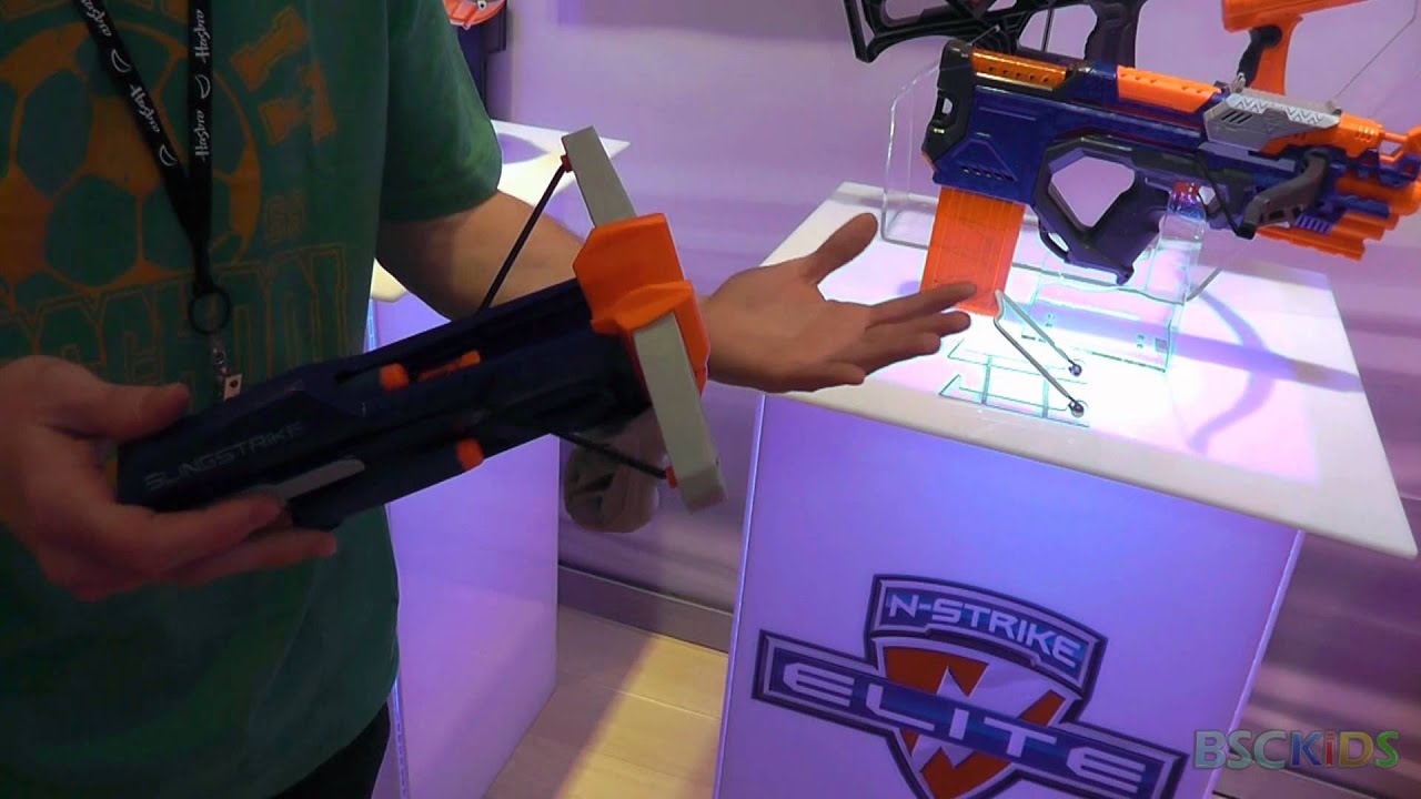 NERF N-STRIKE SLINGSTRIKE, CROSSBOLT, Thunderblast Blasters - YouTube