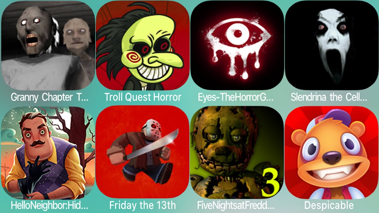 Troll Quest Horror 2,Eyes vs Nun,Entity A Horror Escape,The Horror Game ...