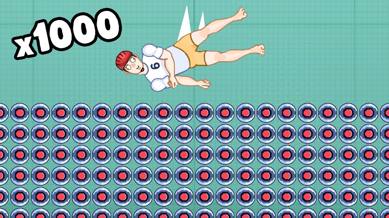 1 DUMMY vs 1000 EXPLOSIVE MINES! (Happy Room) - YouTube