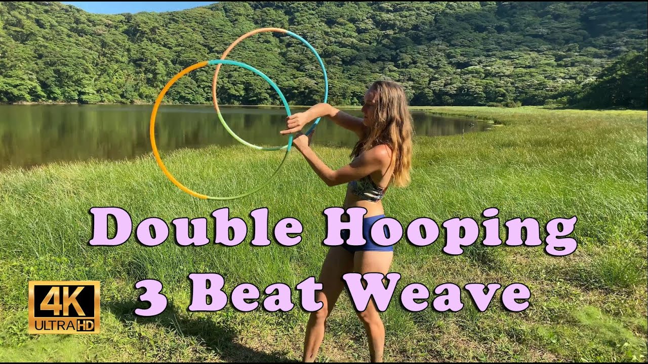 Three Beat Weave - Double Hooping Tutorials - YouTube