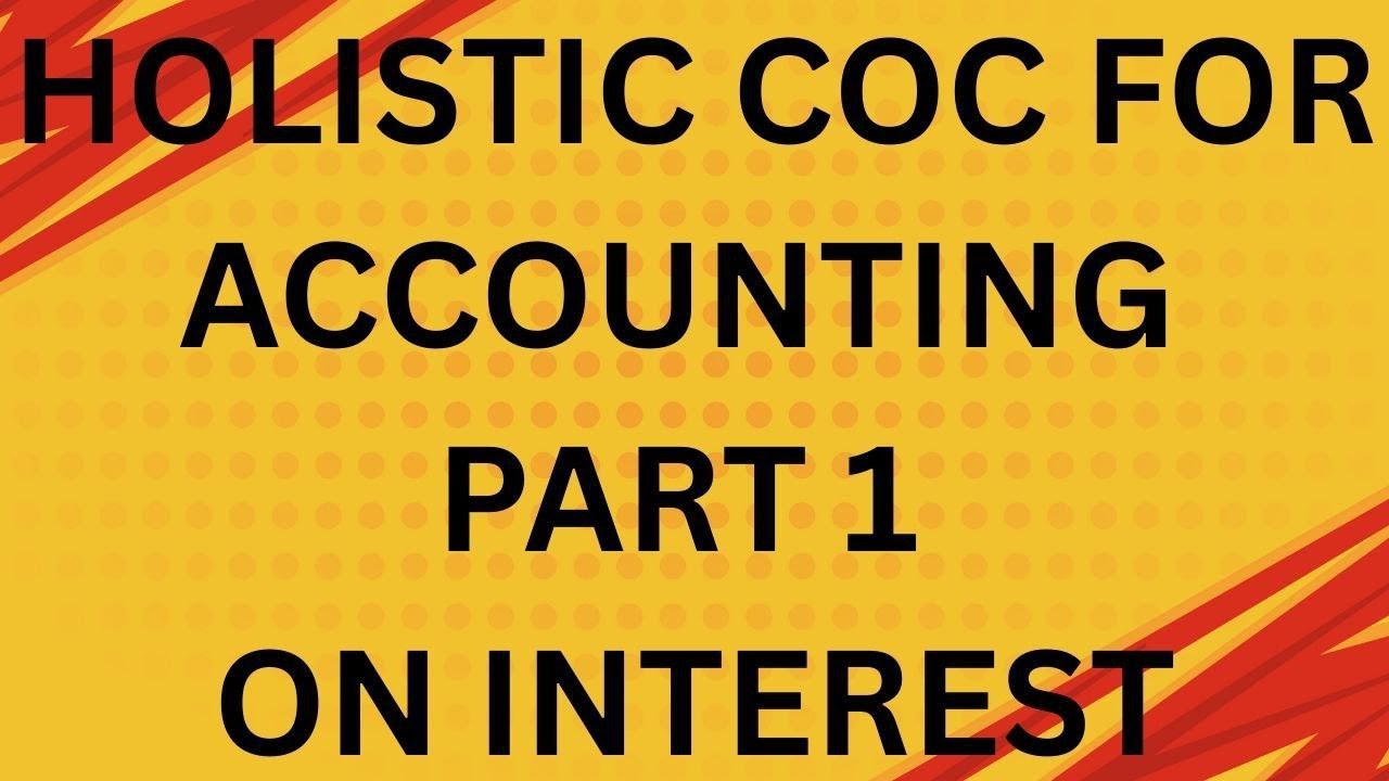 NEW HOLISTIC COC FOR ACCOUNTING AND FINANCE PROJECT ONE PART ONE ON ...