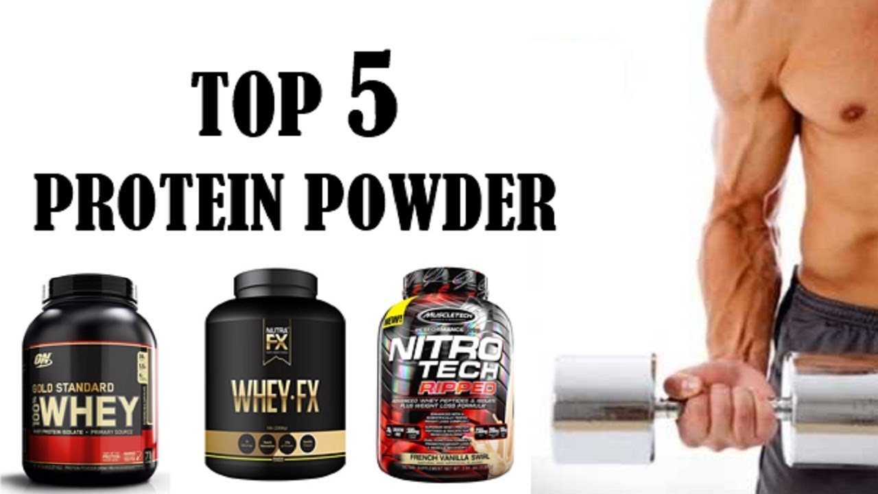 top 5 whey protein powder 2017 - YouTube