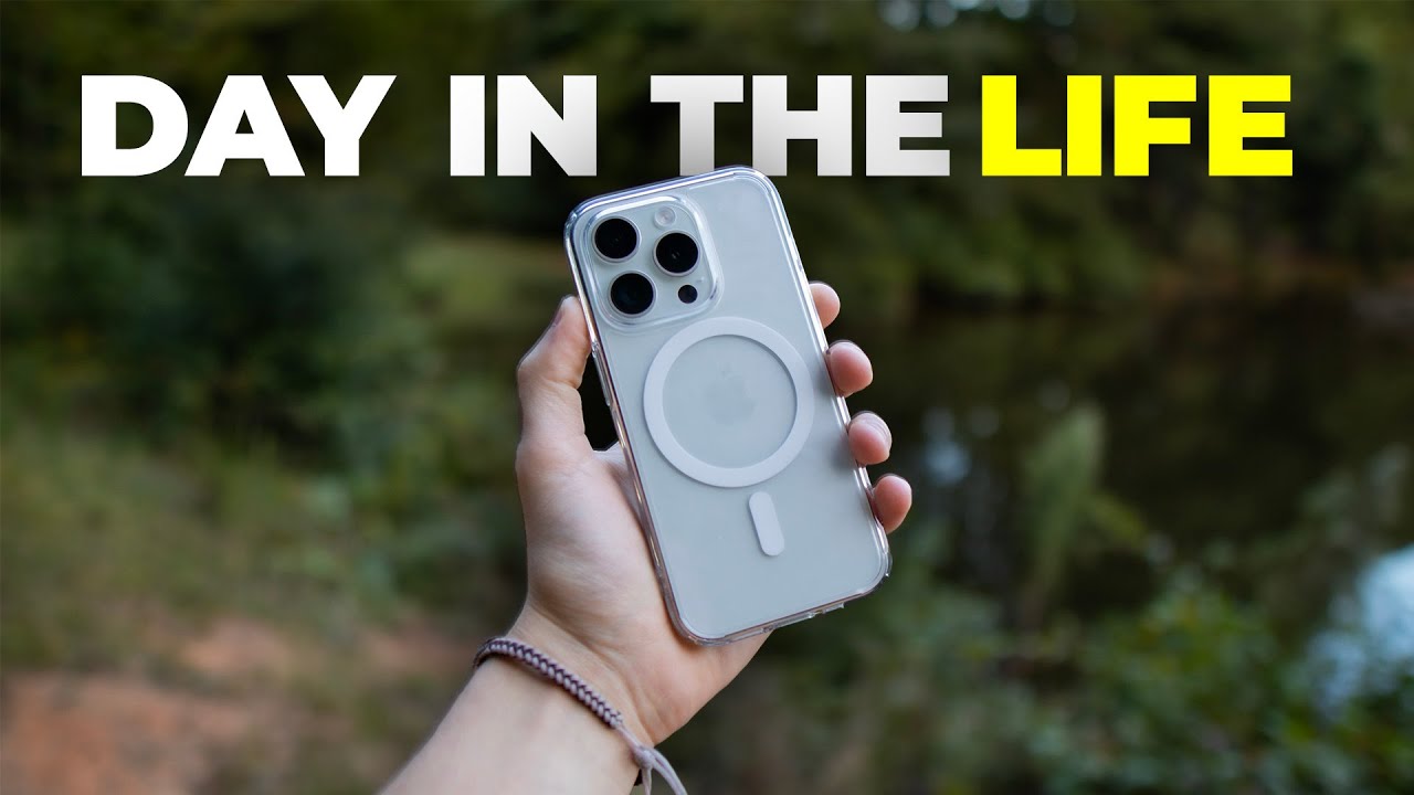 iPhone 15 Pro Real Day in the Life (Camera Test & Battery) - YouTube