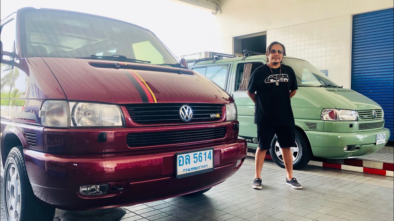 รีวิวรถตู้ Volkswagen Caravelle T4 VR6 ปี 2000 | MOldSchool - YouTube
