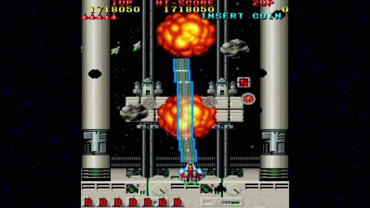 [HD] Raiden Stage 7 1990 Seibu Kaihatsu Mame Retro Arcade Games - YouTube