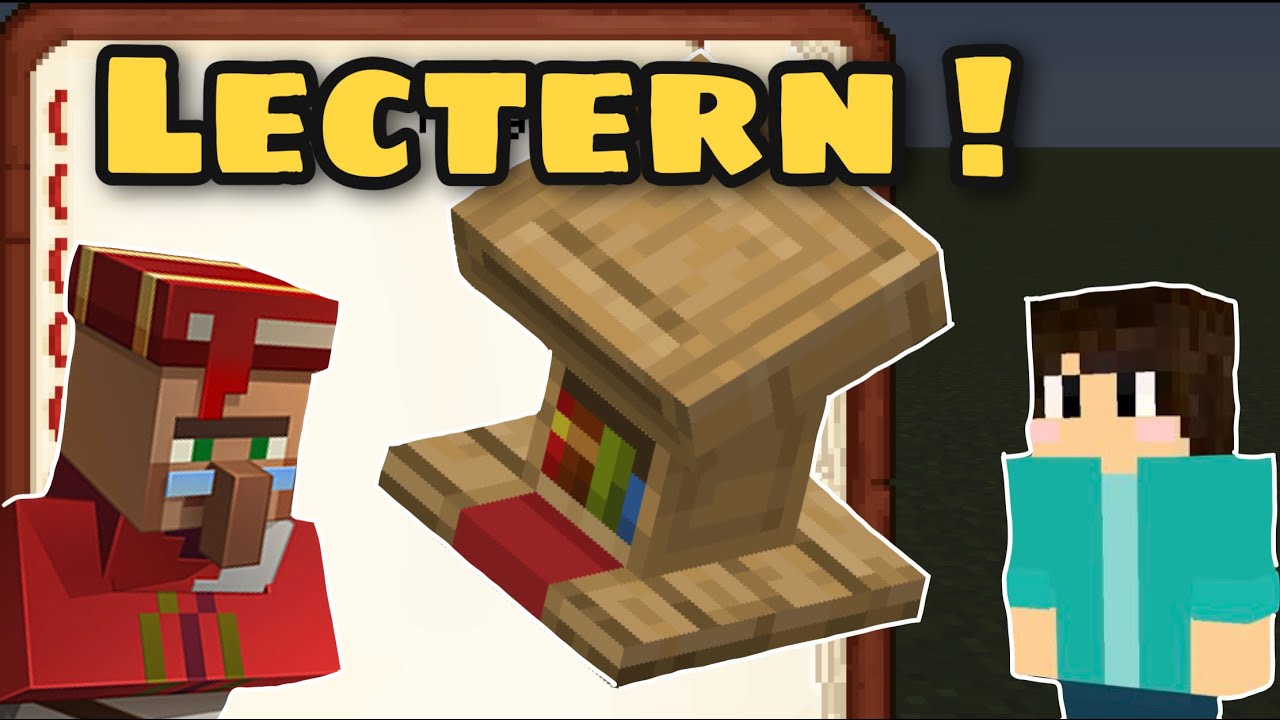 Minecraft Work Station - Lectern คืออะไร ? - YouTube