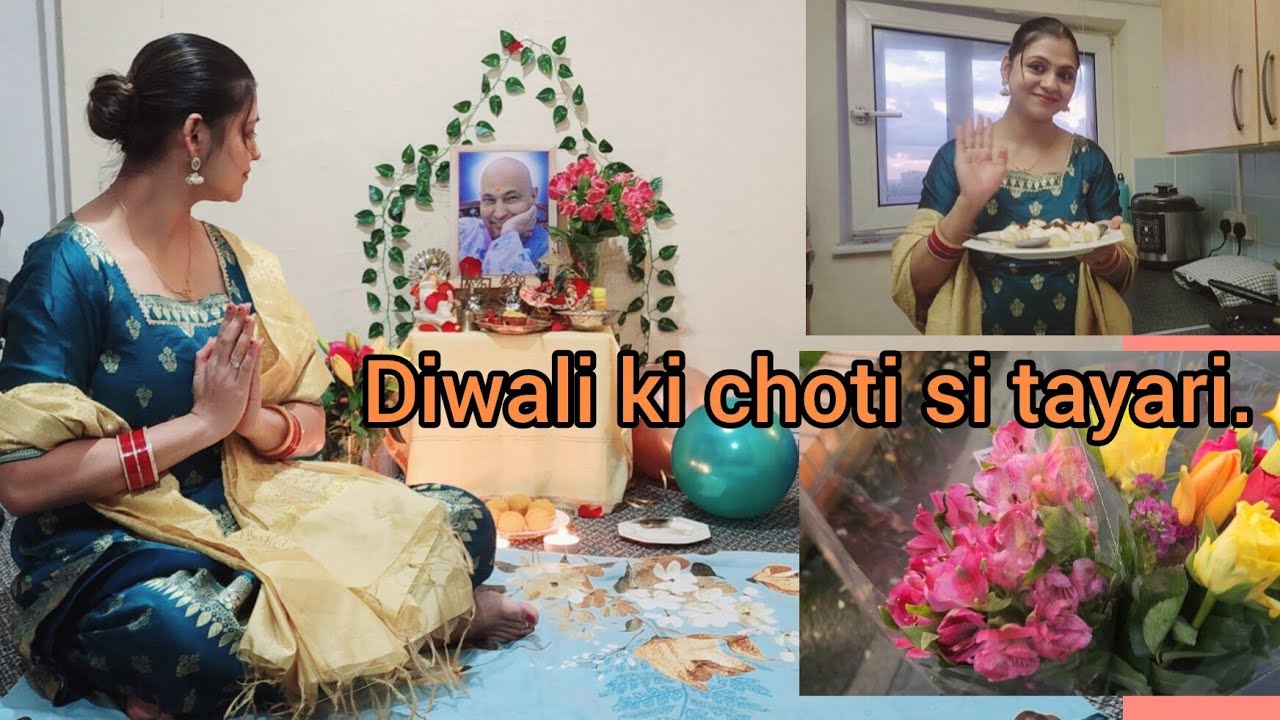 Har Ghar Diwali. ️Peaceful evening & choti si Pooja at home. ️Diwali ...