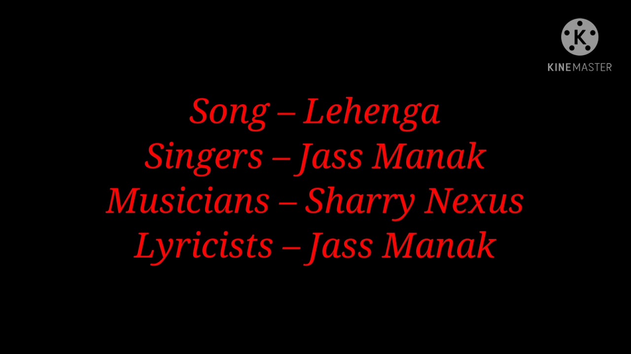 Song: Lehenga Lyrics (Jass Manak) - YouTube