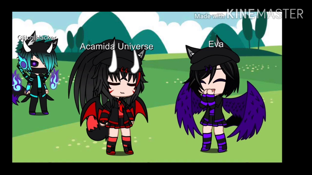 💝💖Copycat Meme{Gacha Club}Ft.Acamida Glitch And Eva💝💖 - YouTube