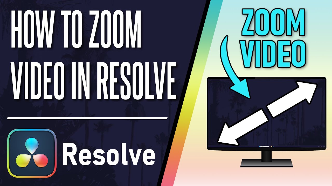 How to Zoom Video Clip in Davinci Resolve - YouTube