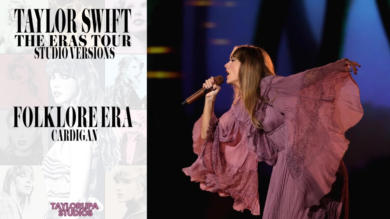 Taylor Swift - cardigan - (Eras Tour Studio Version) - YouTube