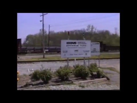 NS Brosnan yard Macon Georgia 3/95 (1) - YouTube