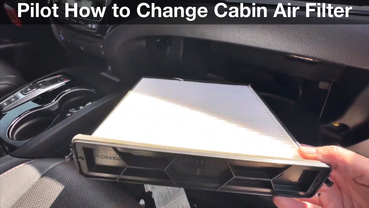 2016 - 2023 Honda Pilot How to Change the Cabin Air Filter - YouTube