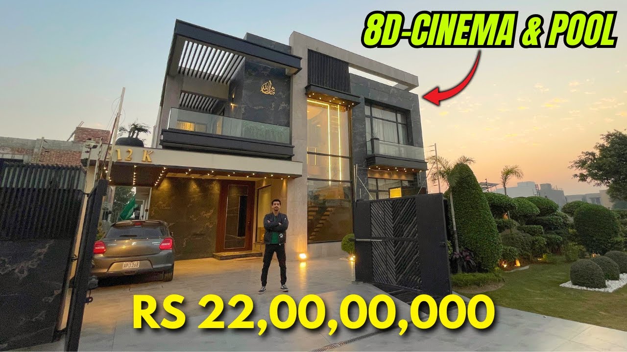 Fully Furnished 1 Kanal INSANE House With POOL & 8D-CINEMA For Sale in ...