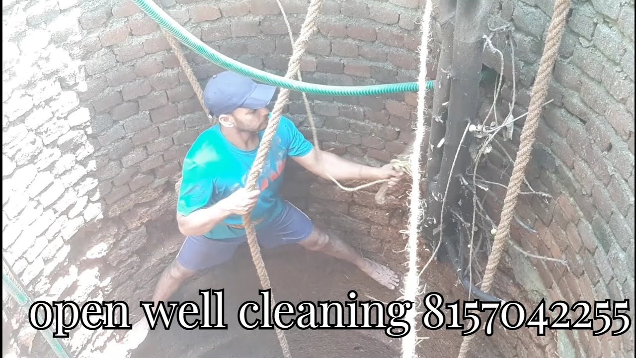Open well cleaning work video - YouTube