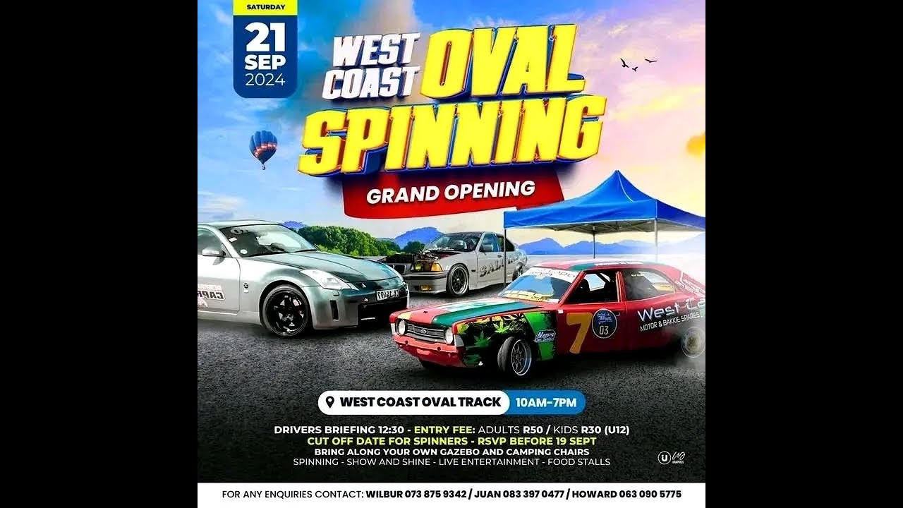 WEST COAST OVAL SPINNING GRAND OPENING - YouTube