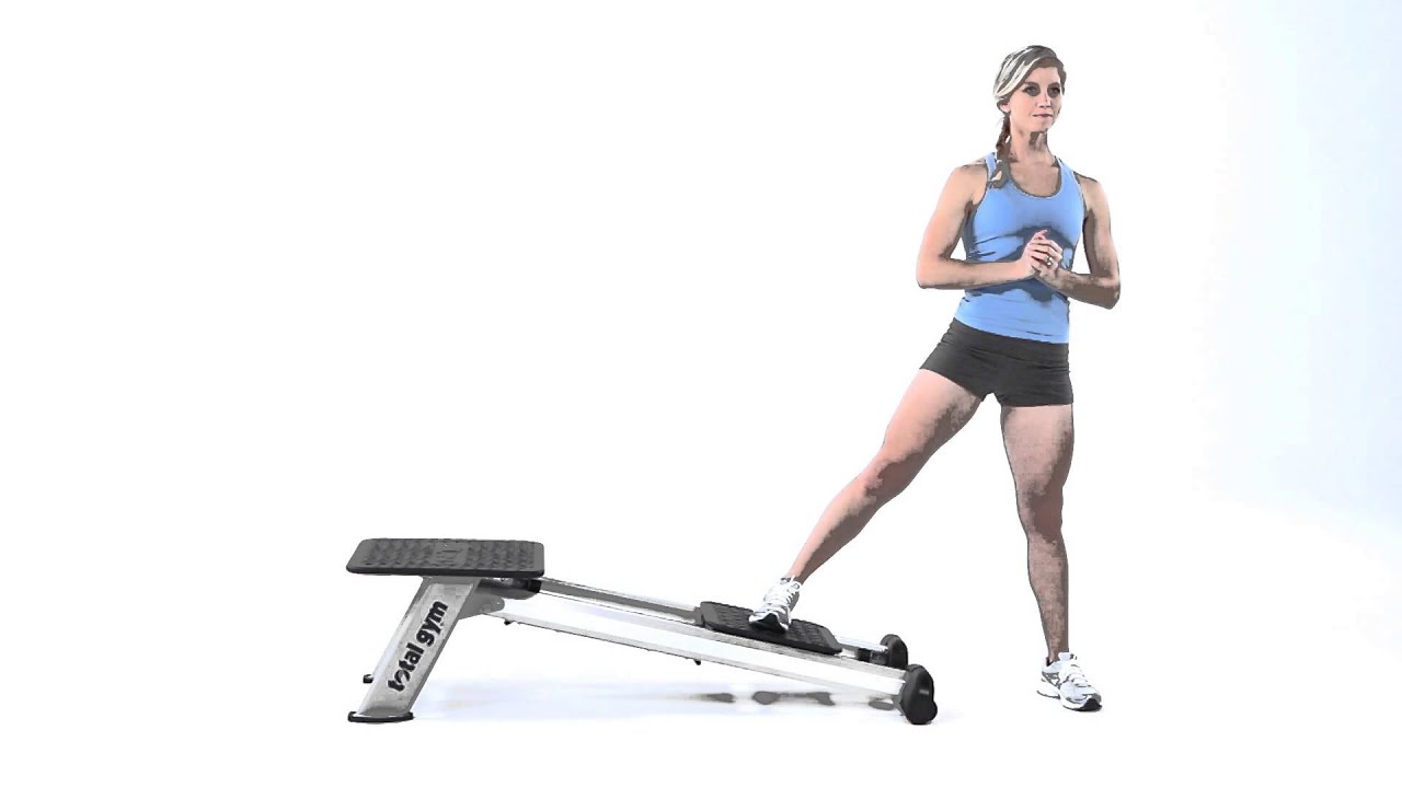 Total Gym Leg Trainer Exercise: Side Lunge - YouTube