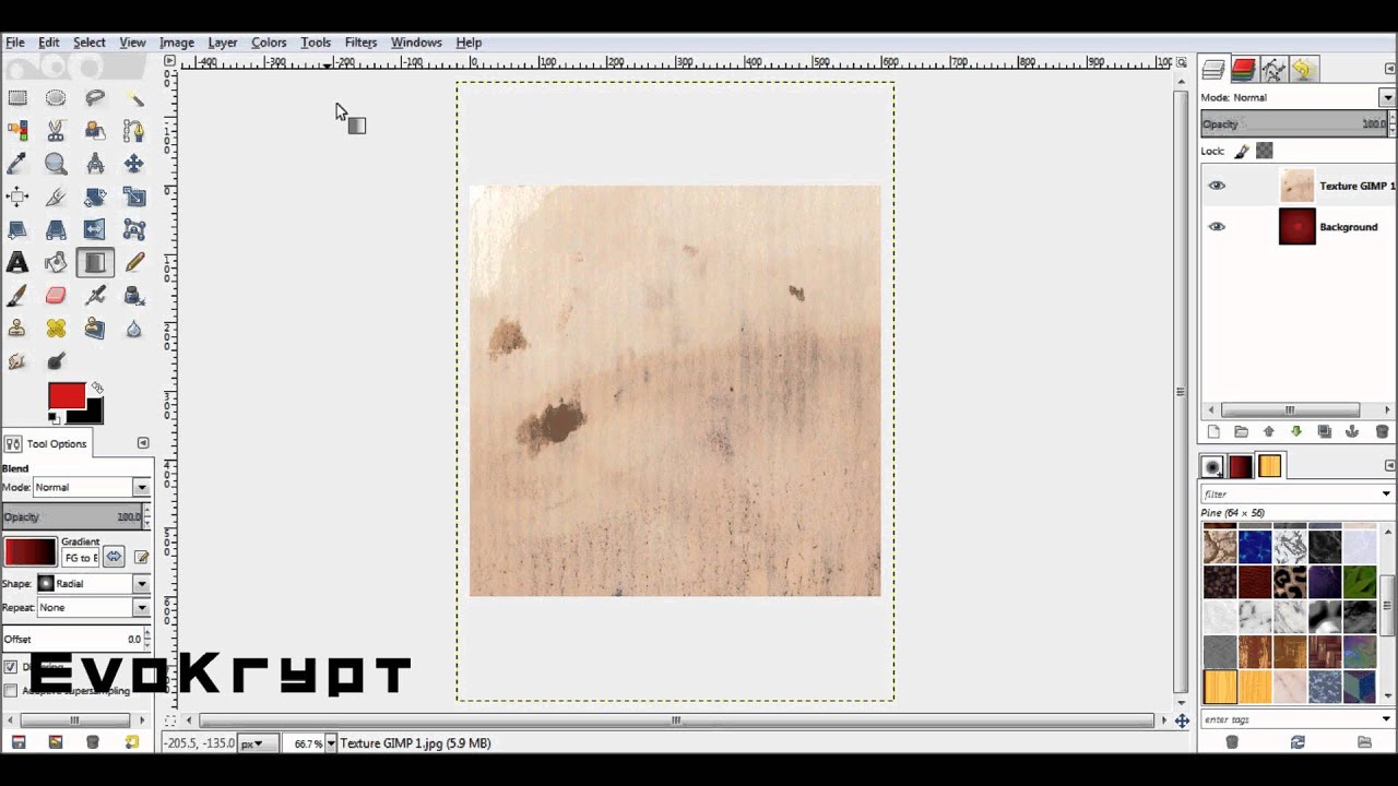 GIMP Tutorial - Background Textures - YouTube