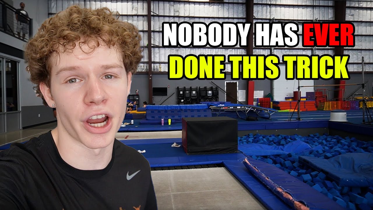 I Landed a WORLDS FIRST Gymnastics Flip! - YouTube