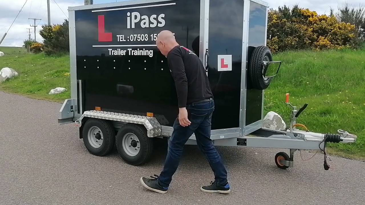 B+E licence trailer test DVSA test trailer safety check instructional ...