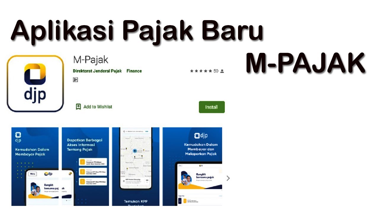 Aplikasi M-Pajak #Pajak #AplikasiPajak #djpOnline #DJP #RudiKonsultan ...