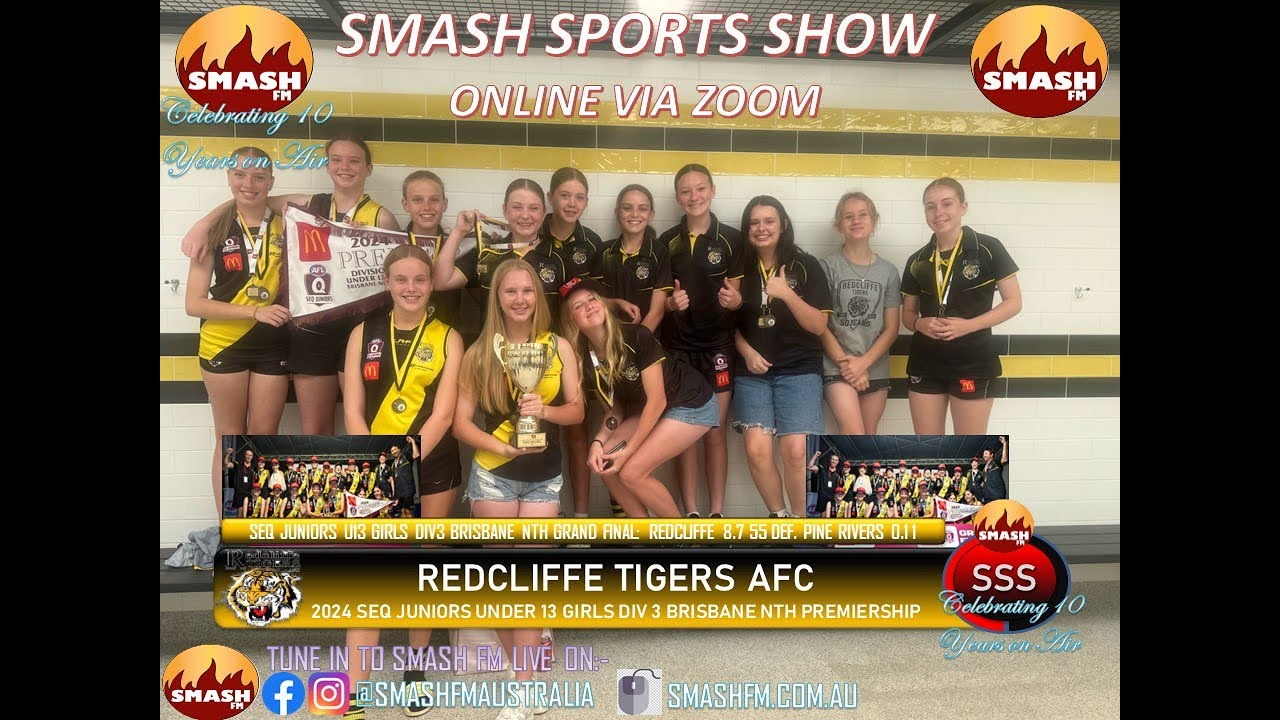 SSS10THYR: Redcliffe Tigers JFC 2024 SEQ U13 D3 Bris North Girls ...