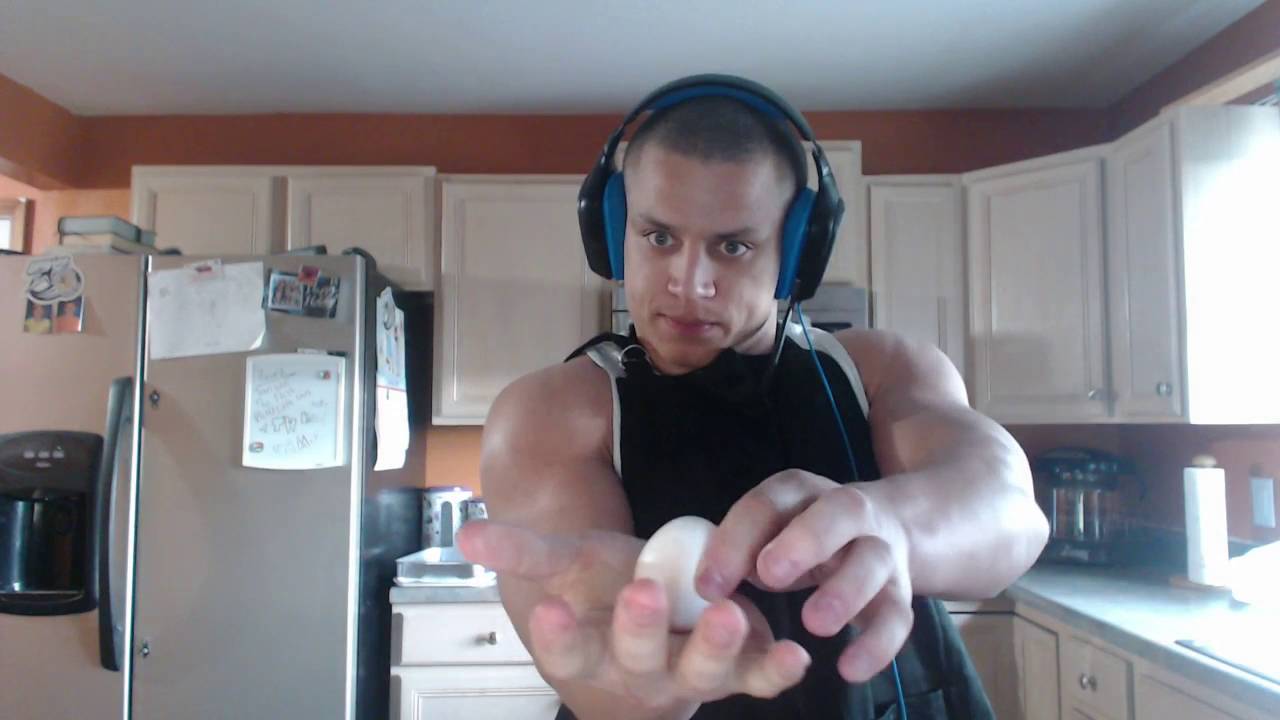Tyler1 epic fail with an egg - YouTube