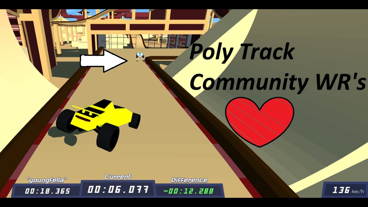 Poly Track all word records ( community tracks ) - YouTube