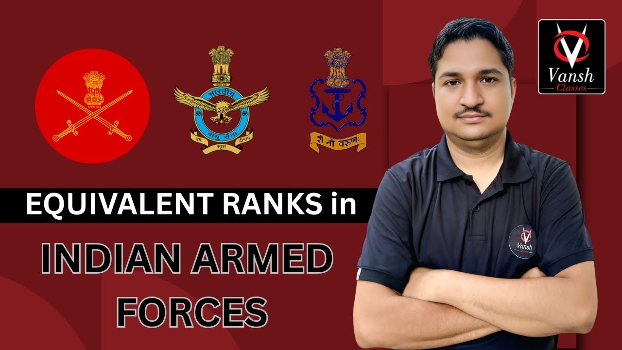 Equivalent Ranks in Indian Armed Forces | Army, Navy & Air Force ...
