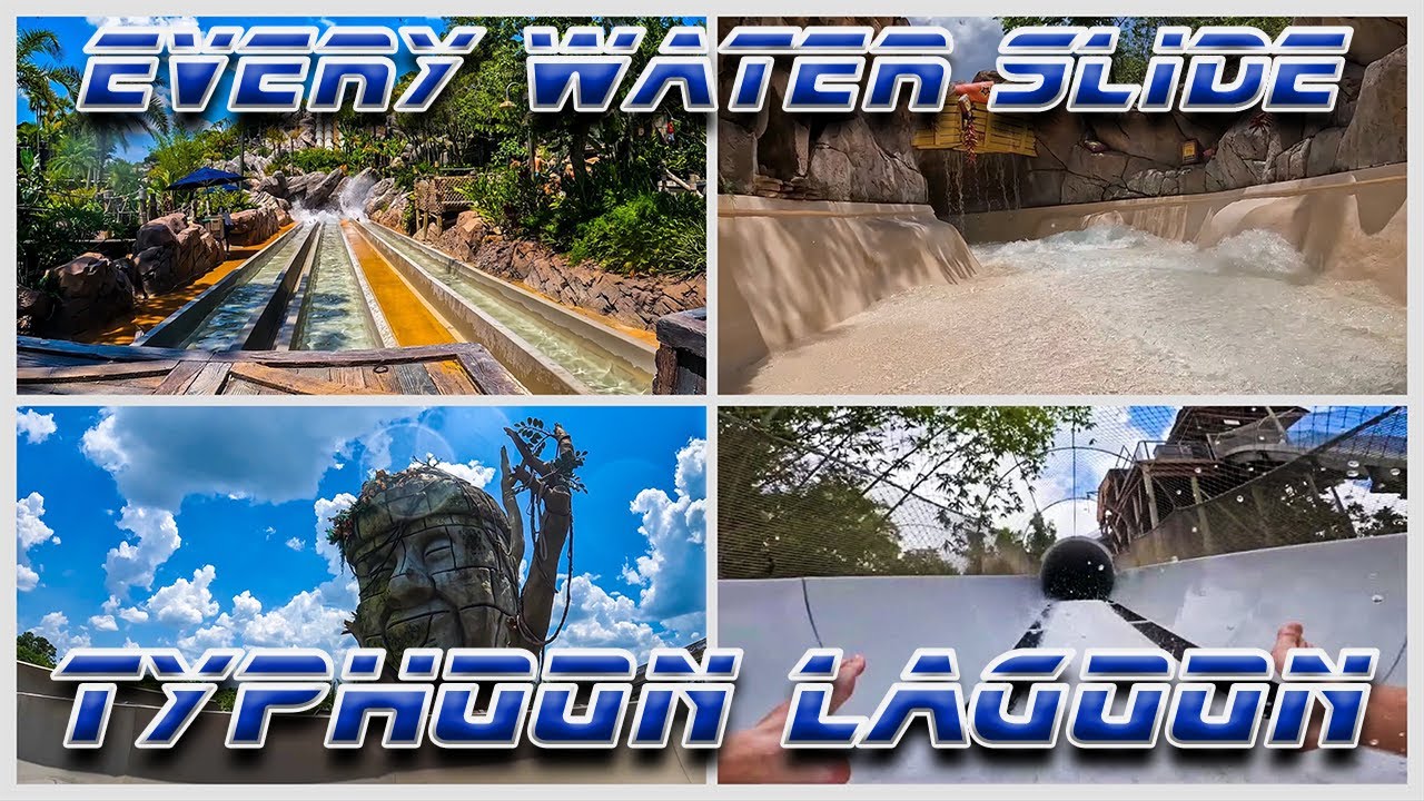EVERY Water Slide at Typhoon Lagoon | POV's - YouTube