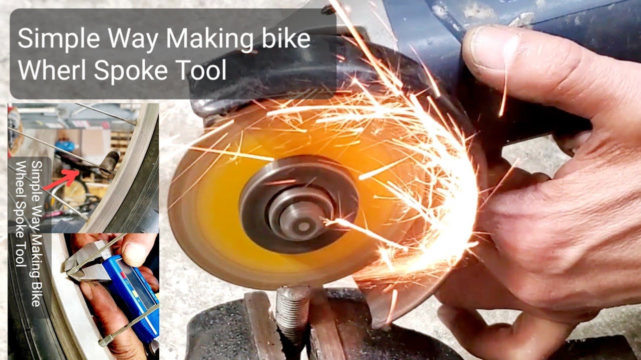 How To Make Bycicle Wheel Spoke Tool, Simple Way To Make Wheel Wrench ...