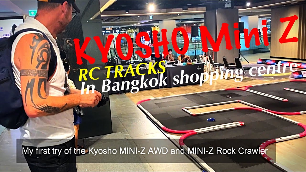 Kyosho MINI Z AWD and 4x4 Rock Crawler 1/27 scale | RC track Bangkok ...