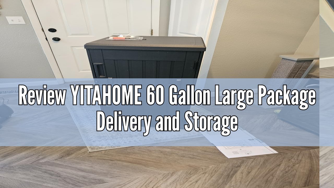 Review YITAHOME 60 Gallon Large Package Delivery and Storage Box with ...