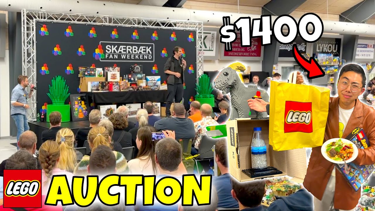 SHOPPING for RARE & EXCLUSIVE LEGO at this INSANE LEGO AUCTION - YouTube
