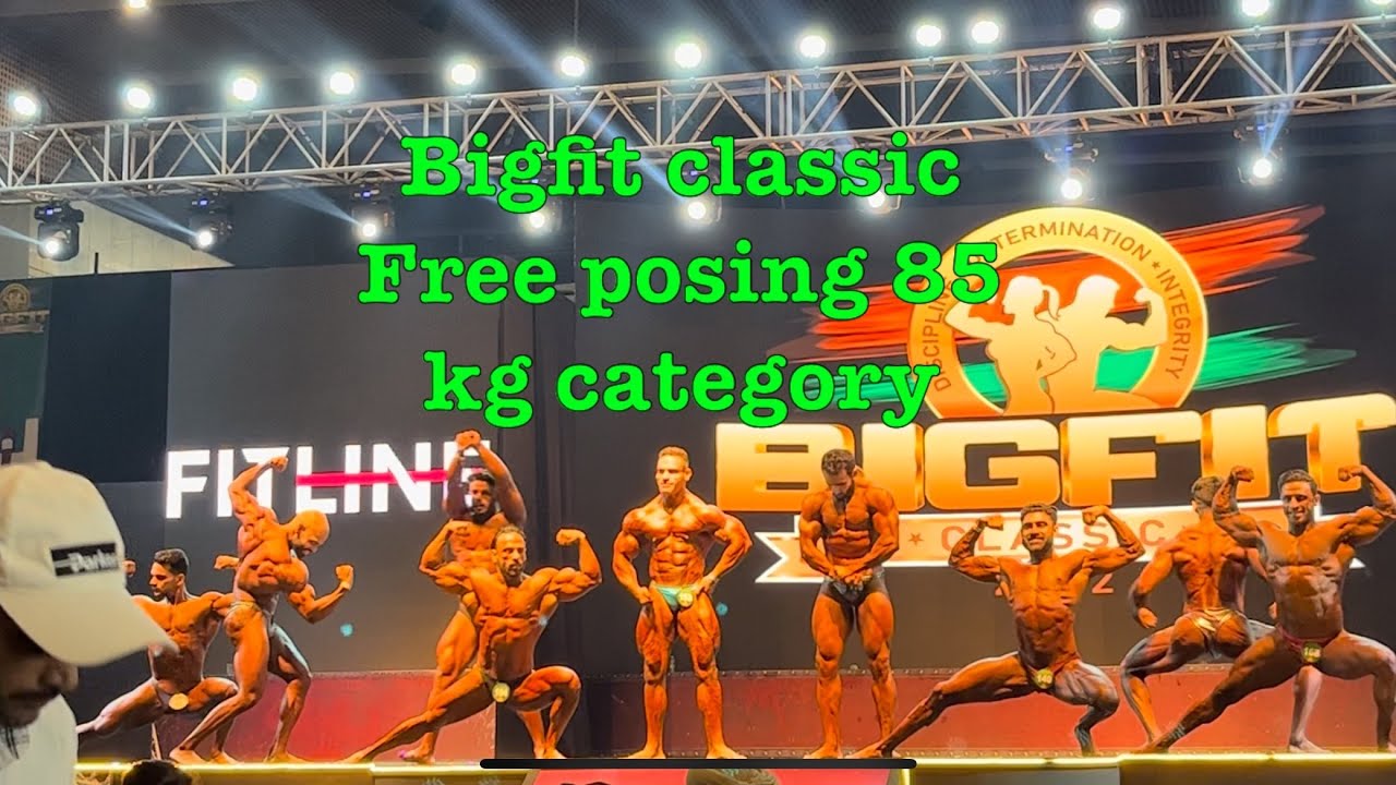 Bigfit classic 80-85 kg Bodybuilding category free posing - YouTube
