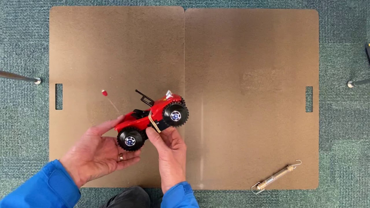 Centripetal Force on a Toy Car - YouTube