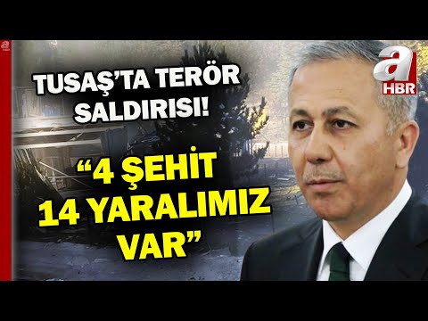 Bakan Yerlikaya terör saldırısına ilişkin son durumu paylaştı: 4 şehidimiz 14 yaralımız var