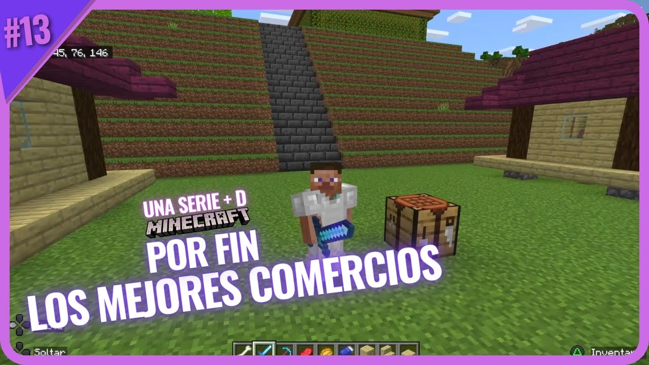 Por Fin Comercio con Aldeanos | Una serie + de Minecraft | Ep13 - YouTube